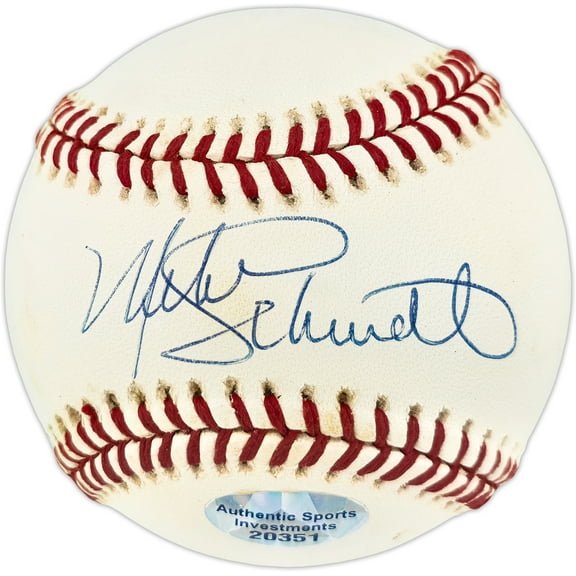 Mike Schmidt Autographed Official MLB Baseball Philadelphia Phillies ...