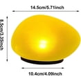 Solar Glass Garden Pebbles - Pebble Shape Rock Light Outdoor Waterproof ...