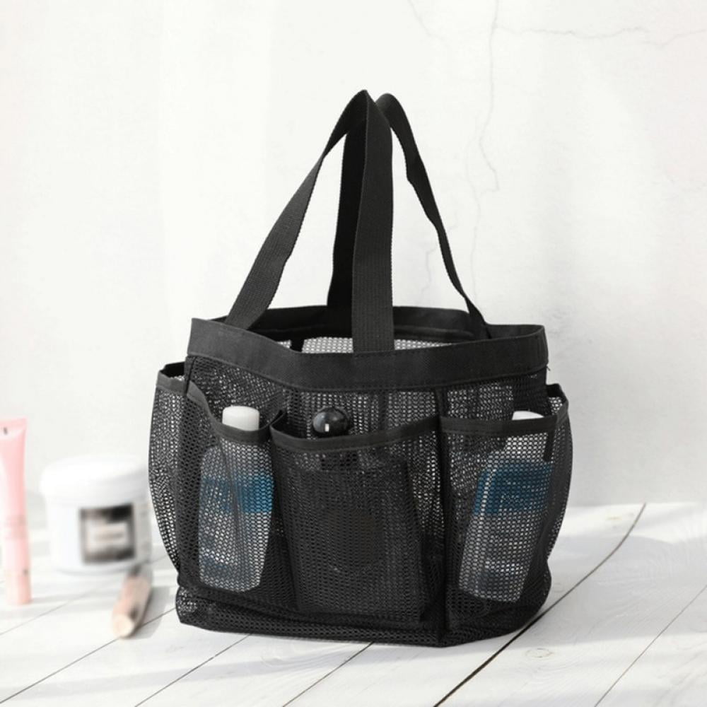 Mesh Beach Bag Bathing Swimming Bath Bag 8-Pocket Mesh Storage Bag ...