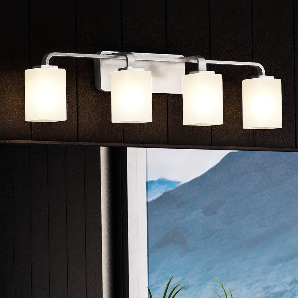 Luxury Contemporary Bath Light, 8.5H x 33.5W, with Modern Farmhouse ...