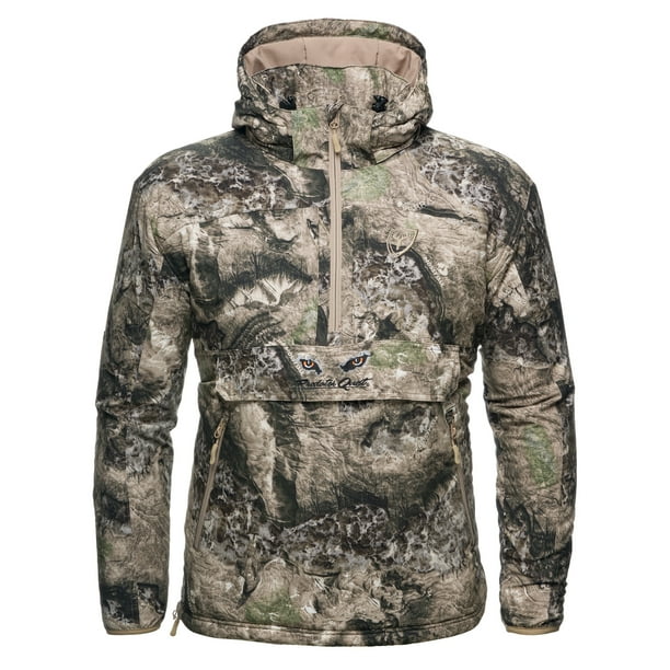 Predator Quest Turret 1/2 Zip Coyote and Small Game Camouflage Hooded ...