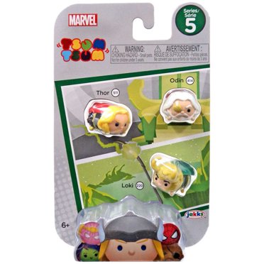 Marvel Tsum Tsum 9-Pack Figures - Giant Man, Loki, Hulk, Vision ...
