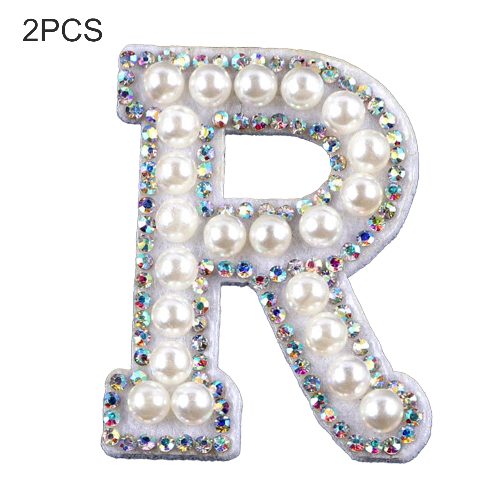 Farfi 2Pcs DIY Handmade Patch Decor Fabric Adorable English Letter ...