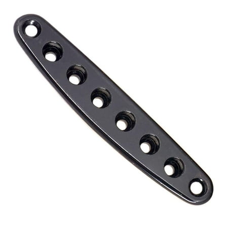 Electric Guitar Parts Bridge String Thru Body Ferrules Bushing Plate ...