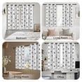 Black and White Cat Head Blackout Curtains,Triple Weaved Fabric,Thermal ...