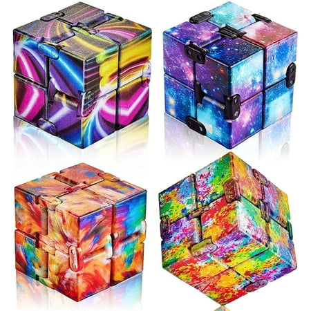 Iinity Cube Toy Anxiety Relief Fidget Toy Hand-Held Magic Sensory ...