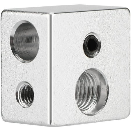 MK10 Aluminum Heater Block, 3D Printer Aluminum Heat Block Heater Block ...