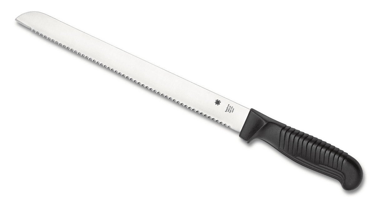 Spyderco Bread Knife Kitchen Cutlery Black Polypropylene MBS-26 ...