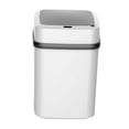 Intelligent Trash Can Large Capacity Automatic with Lid Practical Sealed Garbage Induction 13L ...