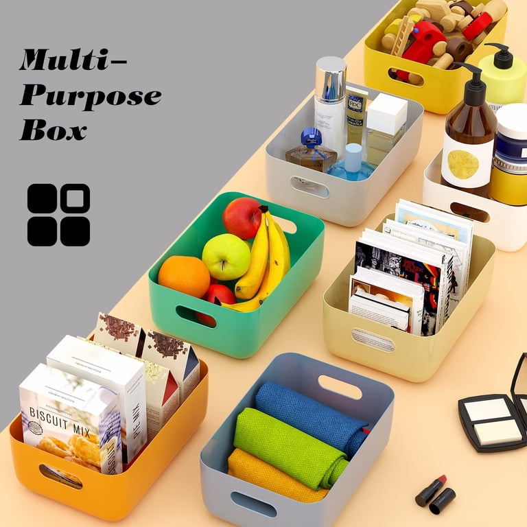 Classroom Storage Containers BELEFU 8-Pack Plastic Storage Bins - 4 ...