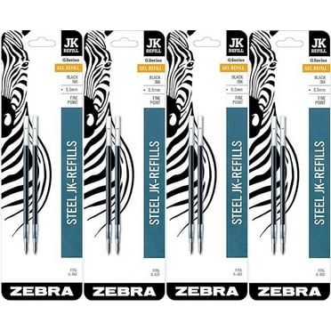 Zebra V-301 Stainless Steel Fountain Pen with Bonus Refill, Fine Point ...