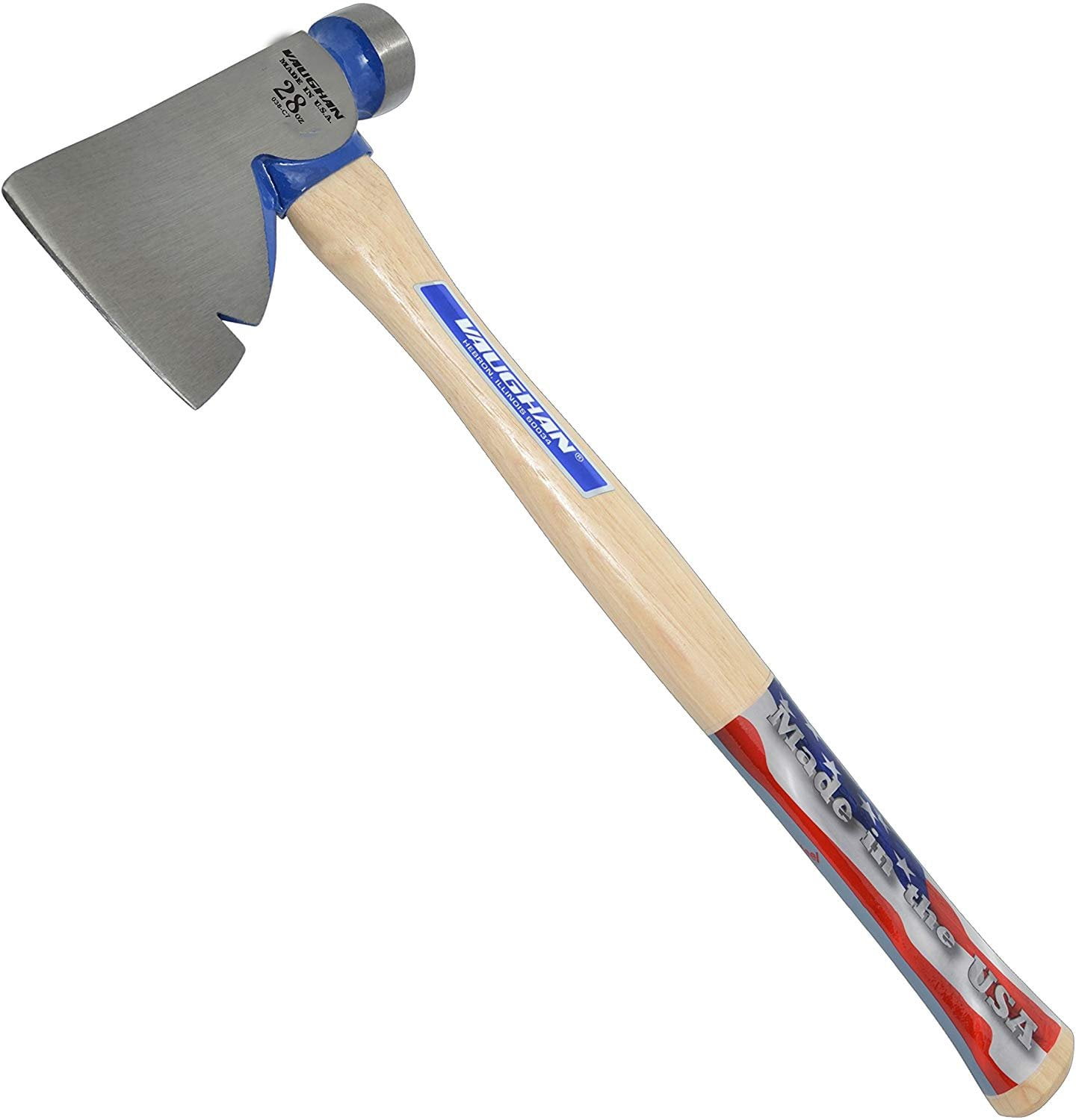 Vaughan RB 28-Ounce Rig Builders Hatchet, Hickory Handle for heavy ...