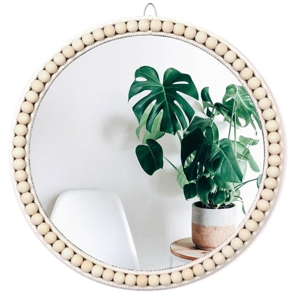 Bohemia Macrame Fringe Mirror, Handmade Decorative Mirrors, Makeup ...