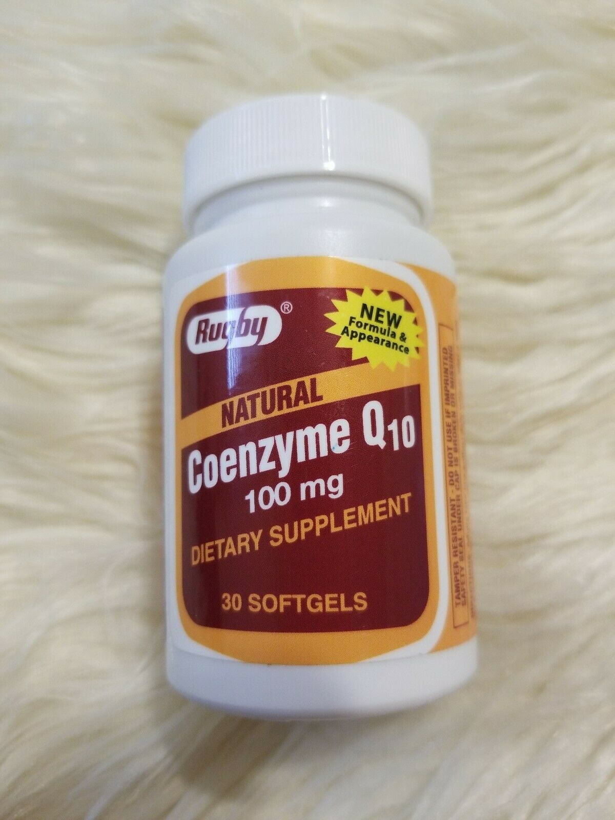 Rugby Labs CoEnzyme Q10 100mg - 30 Softgels - Walmart.com