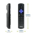 Philips Roku TV Replacement Universal TV Remote Control in Black ...