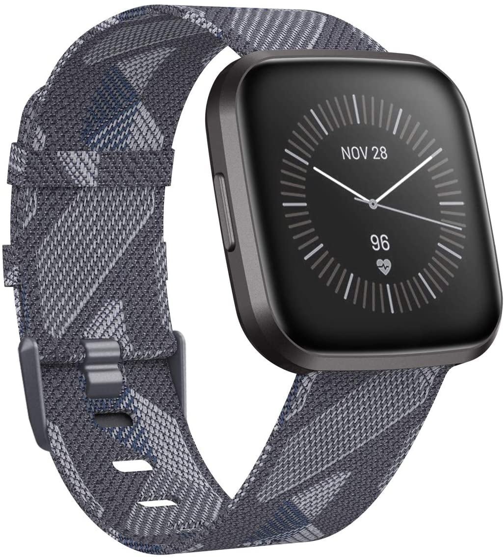 CAVN Woven Bands Compatible with Fitbit Versa 2 / Versa/Versa Lite ... CAVN Woven Bands Compatible with Fitbit Versa 2 / Versa/Versa Lite ...