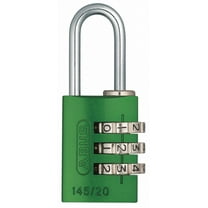 ABUS 145 by 20 C Aluminum Blue 3-Dial Resettable Combination Padlock ...
