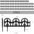 Decorative Garden Border Edging - Plastic Lawn Landscape Panels ...