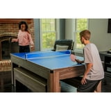 Hathaway Newport Pool Table Combo Set with Benches, 7-ft, Woodgrain ...