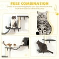 Coziwow 8PCS Wall Mounted Cat Climber, Pet Tree with Platforms and ...