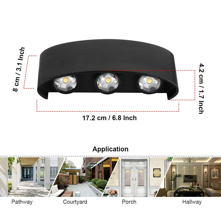 Kawell Lighting KAWELL 8W Waterproof Modern Wall Sconces LED Wall