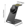 15W Desktop Fast Charging Stand Wireless Charger Station for with ...