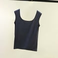 Bixock Women's Camisole Tank Top Undershirt Solid Color Crew Neck Base ...