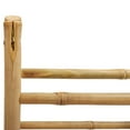 vidaXL Towel Ladder Natural Bamboo Bamboo Double Towel Ladder - Walmart.com