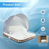 "Free Shipping! Costway Adult Water Island with UPF50+ Sunshade ...
