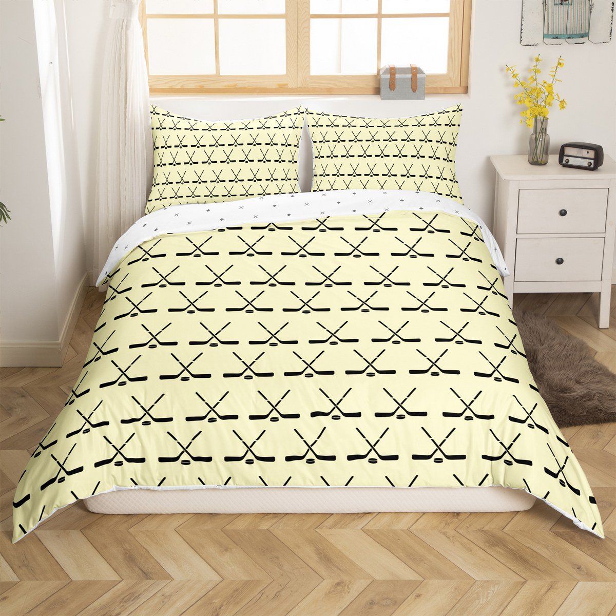 Click here for Erosebridal Sports Lover Duvet Cover Full  Yellow... prices