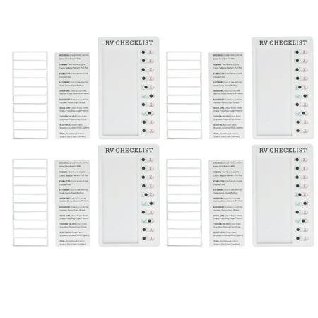 Checklist Board 4pcs Checklist Board DIY Production Recyclable Portable ...
