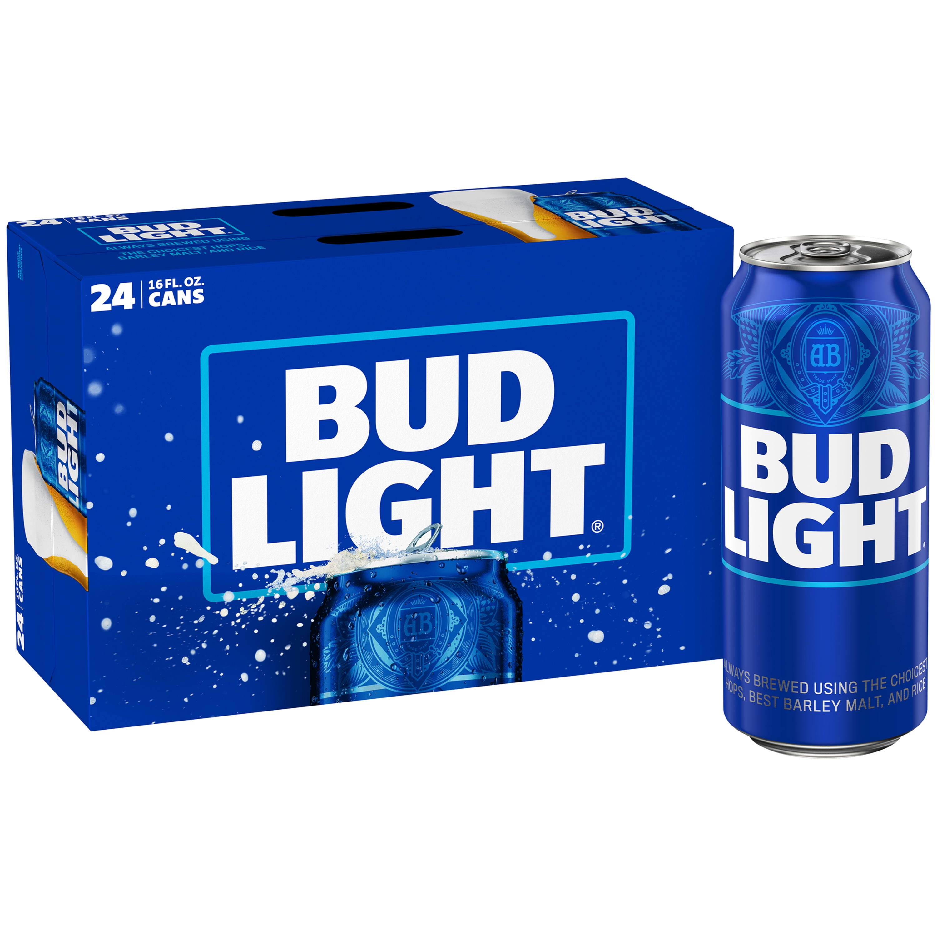 Bud Light Beer, 24 Pack Beer, 16 FL OZ Cans, 4.2 % ABV - Walmart.com