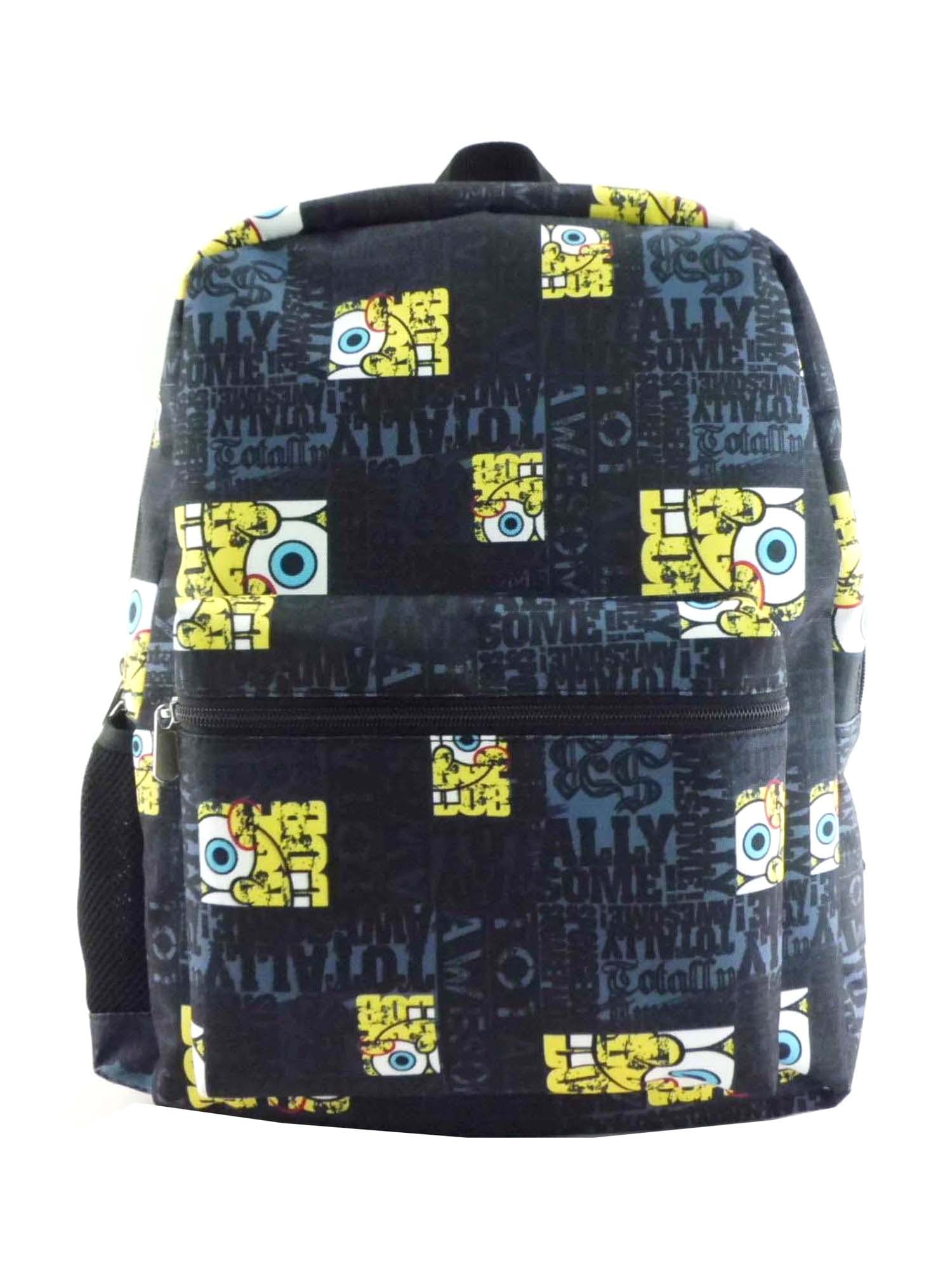Spongebob Squarepants Print Licensed Backpack Black One Size - Walmart.com
