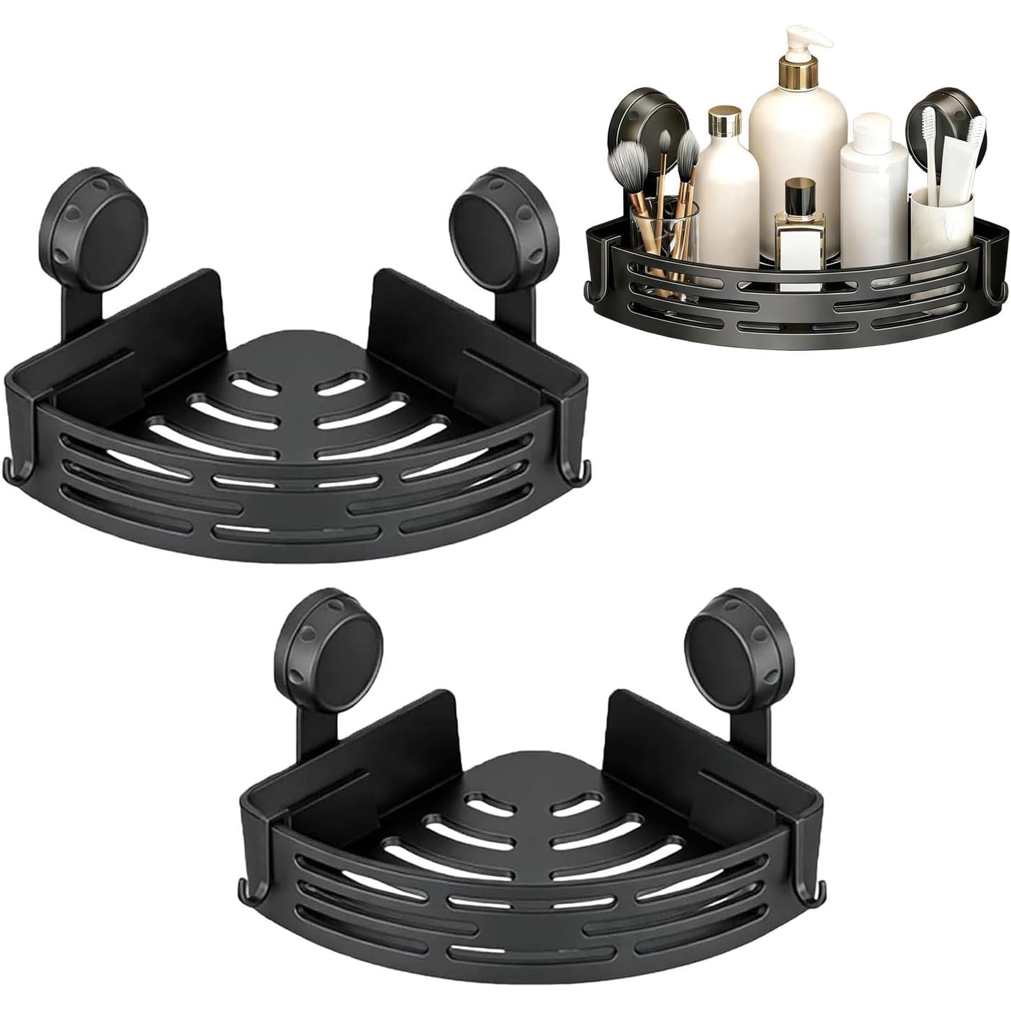 Click here for Tuofengsm Triangle Suction Cup Shower Caddy  No-Dr... prices