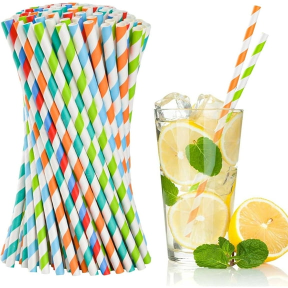 Green Stem Straws All Natural Reed Drinking Straw, 8-inch, 100 Piece ...