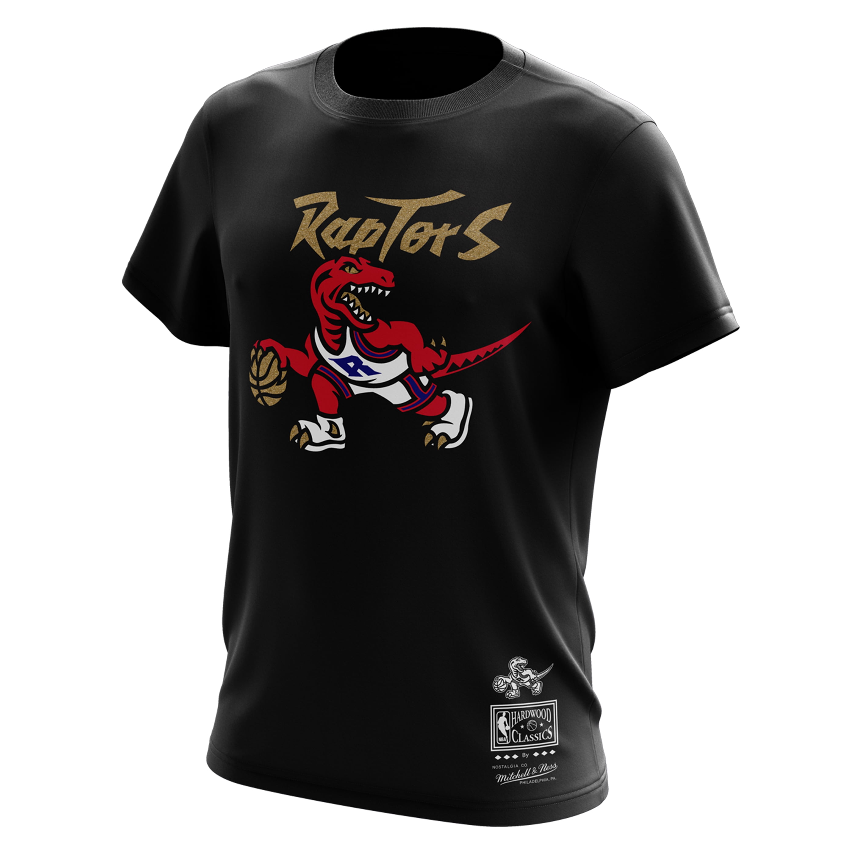 Toronto Raptors NBA Raptors Gold Dribble Black Tee | Walmart Canada