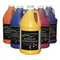 Chromacryl Students' Acrylics, Half Gallons, Assorted Colors, Set of 6 ...
