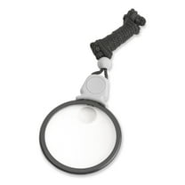 Carson MagniShine™ Magnifying Glass with Light, 2x Power Handsfree ...