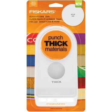 Fiskars Round 'N Round Squeeze Punch, Extra Large, 2 In - Walmart.com