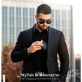 Serman Brands Minimalist Wallet | Men's Slim Bifold | Money Clip ...