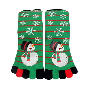 Christmas Socks Long Toe Printed Creative Cute Socks Cartoon Casual ...
