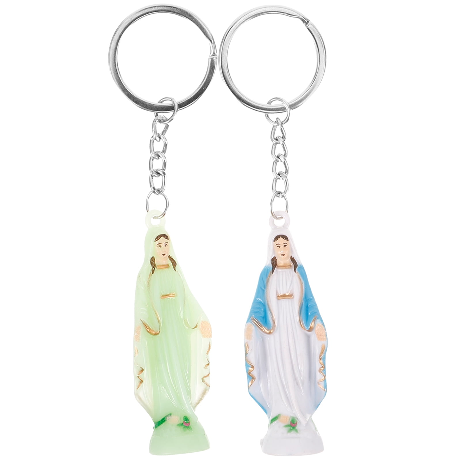 Click here for Kakowely 2pcs Virgin Mary Key Chain Ornament Virgi... prices