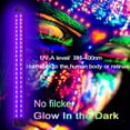 2PCS 10W Black Light Lamp,UV Black Light Tube,395nm LED Lamp,Blacklight ...