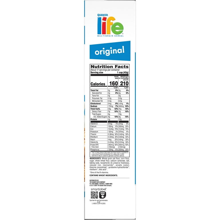 Quaker Life Cereal Multigrain Original Large Size