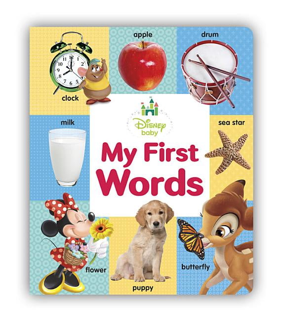 Disney Baby: My First Words (Board book) - Walmart.com - Walmart.com