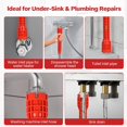 8 in-1 Multifunctional Sink & Faucet Installer Wrench - Plumbing Tool ...