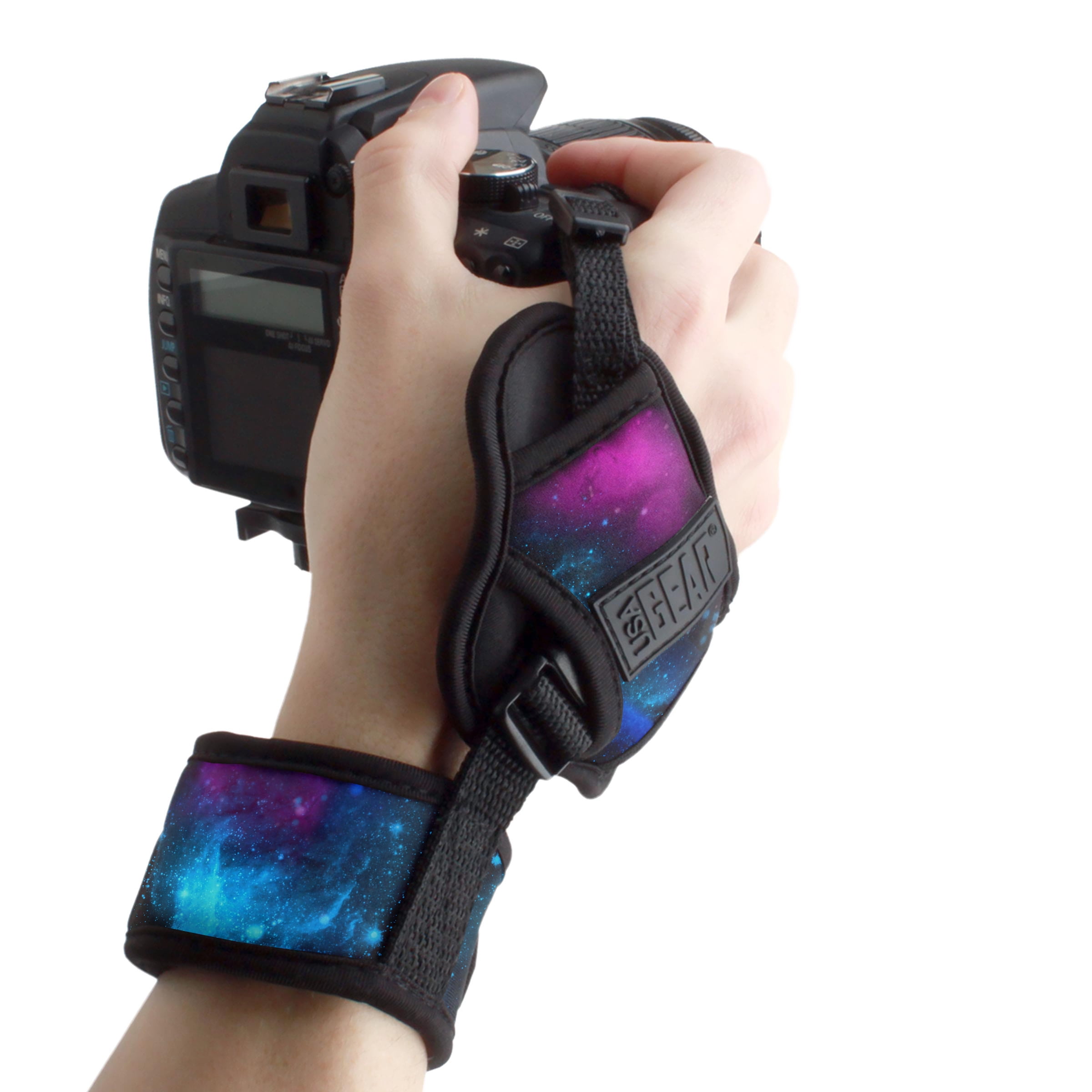 Professional Camera Grip Hand Strap with Galaxy Neoprene Design and ...