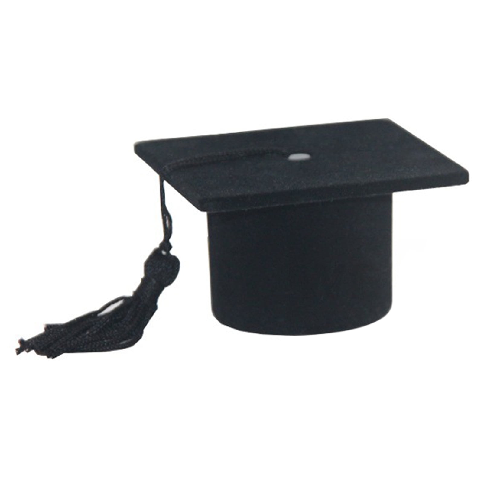 Graduation Cap Shaped Creative Badge Storage Ring Earring Box Organizer ...