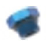 Russell Performance -8 AN Straight Thread Plug (Blue) - Walmart.com