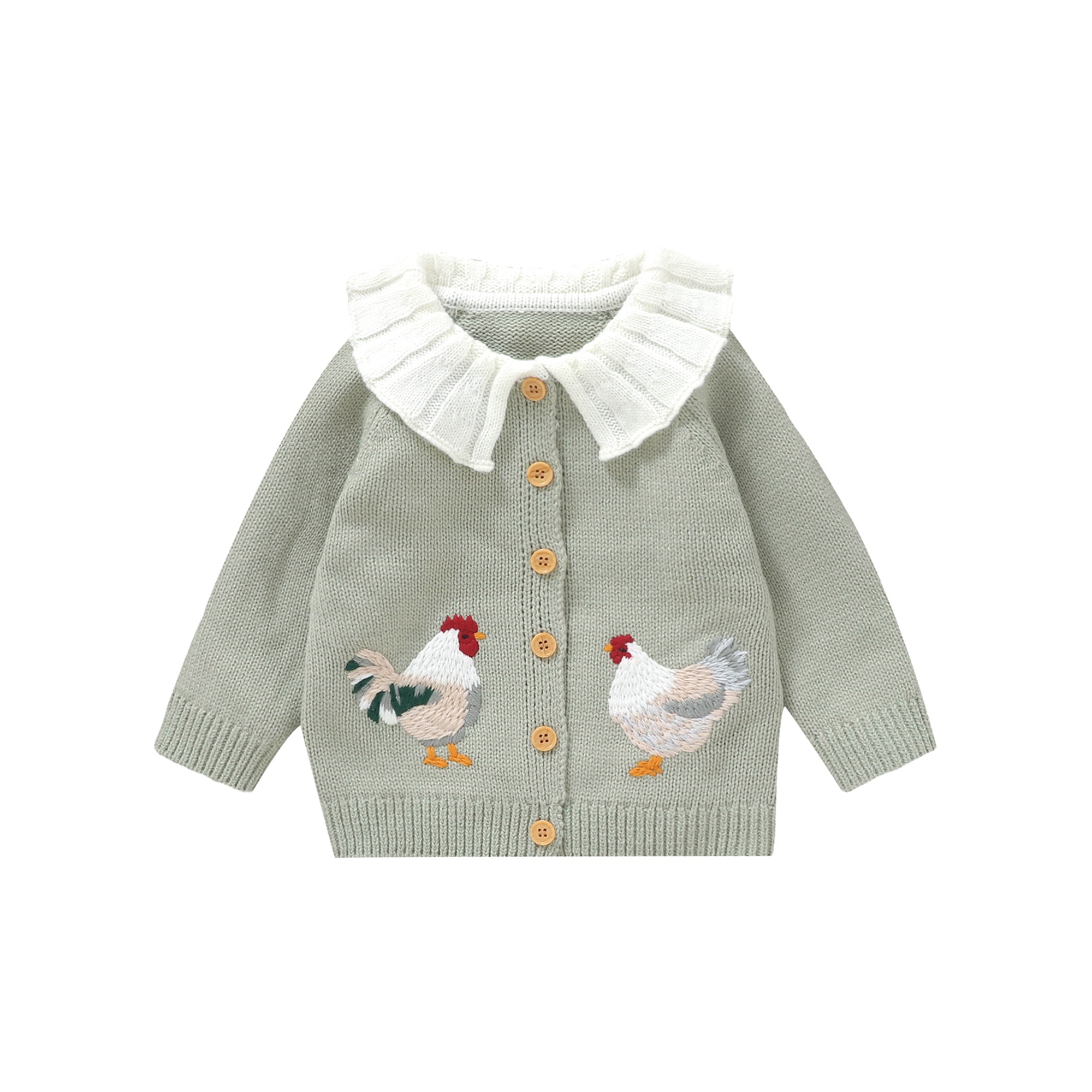 Click here for Gupgi Baby Girls Sweater Cardigan Fall Winter Roos... prices